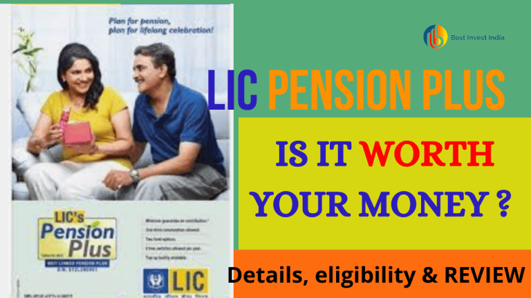 LIC Pension Plus- Is it WORTH your money? - BestInvestIndia
